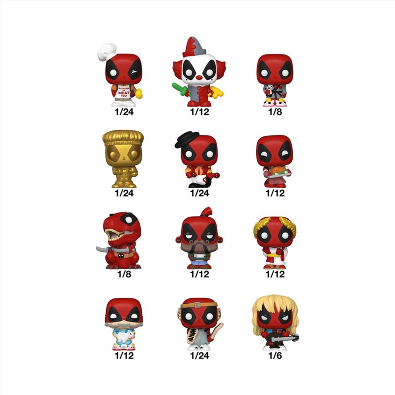 Buy Deadpool - Bitty Pop! Blind Bag Assortment (SENT AT RANDOM) Online ...