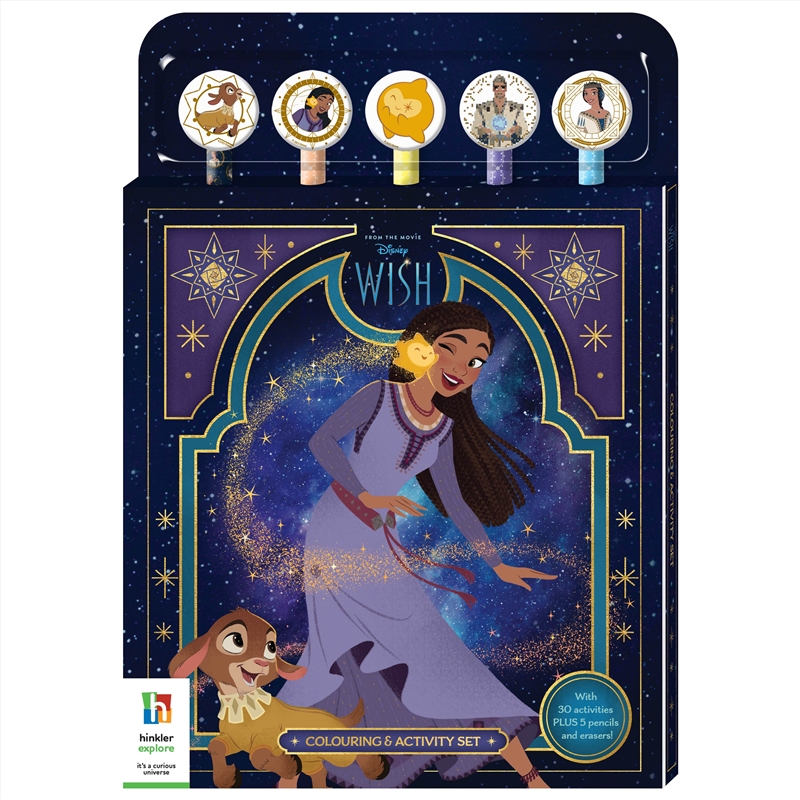 Buy Activity Book: Disney Wish - Disney Wish Colouring and Activity Set ...