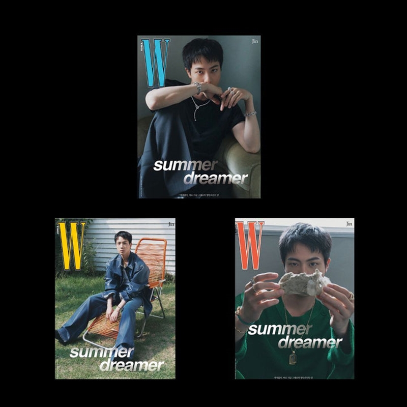 Bts Jin - W Korea Magazine 2024 Volume 7 Issue Cover Set | Sanity