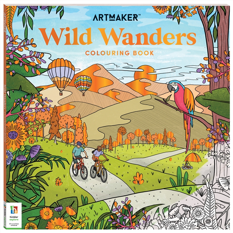 Buy Wild Wanders Colouring Book Online | Sanity