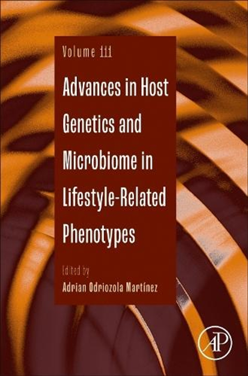 Buy Advances In Host Genetics & Microbiome In Lifestyle-Related ...