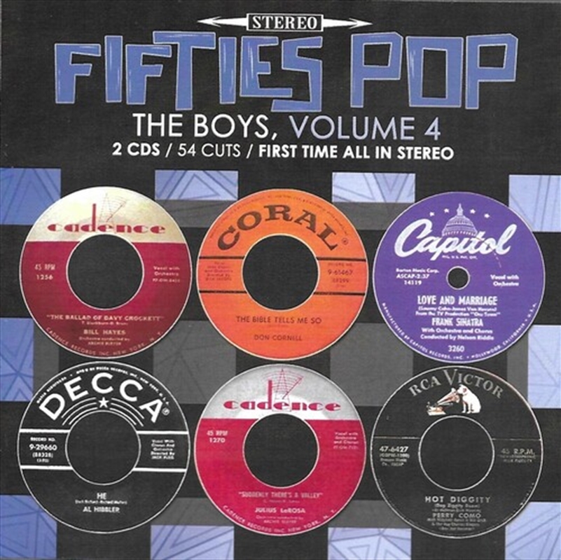 Buy 50s Pop Boys V4-54 Cuts-100 Fi Online | Sanity