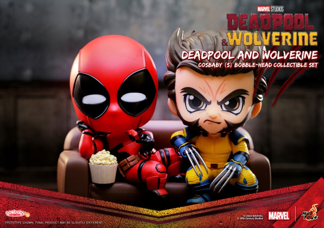 Buy Deadpool 3 - Deadpool & Wolverine Cosbaby [2 Pack] Online | Sanity