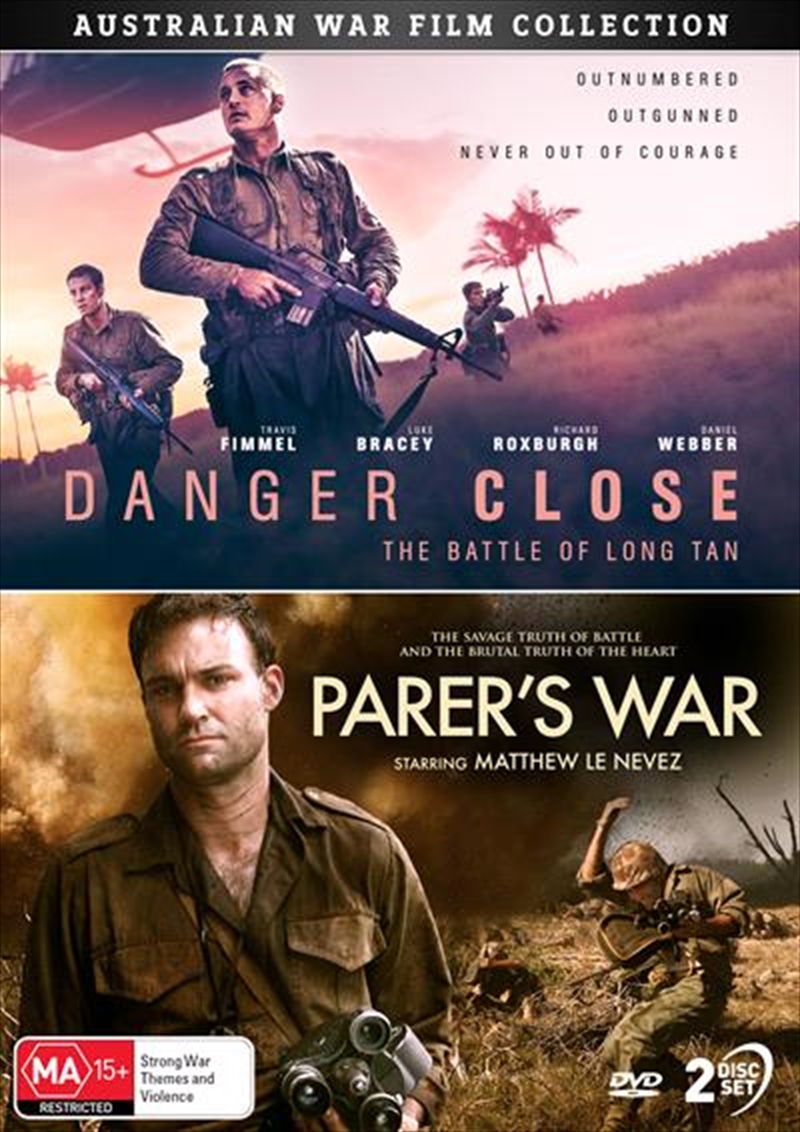 Buy Danger Close - The Battle Of Long Tan / Parer's War Australian War Film Collection DVD ...