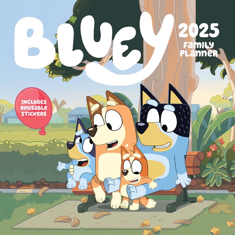 Buy Bluey Family Planner 2025 Square Calendar Online | Sanity