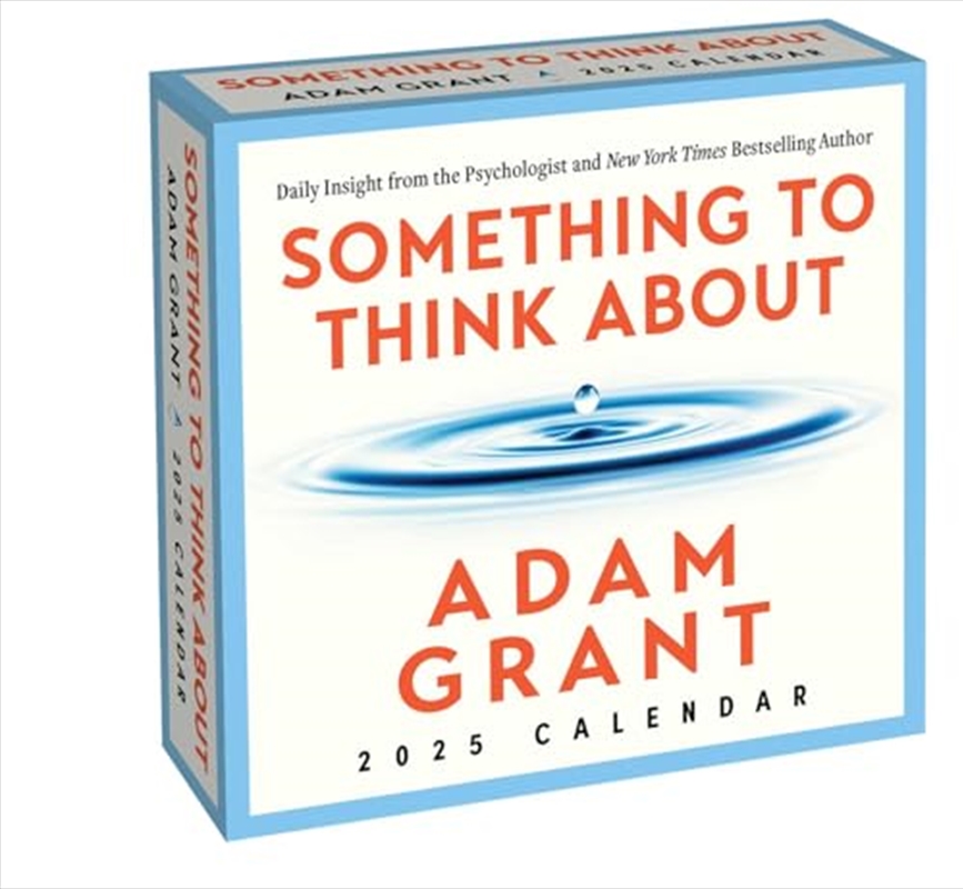 Adam Grant 2025 Boxed Calendar | Sanity