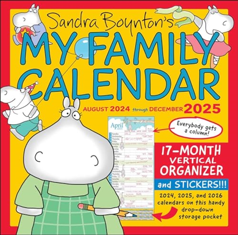 Buy My Family Calendar 2024-2025 Square Calendar Online | Sanity