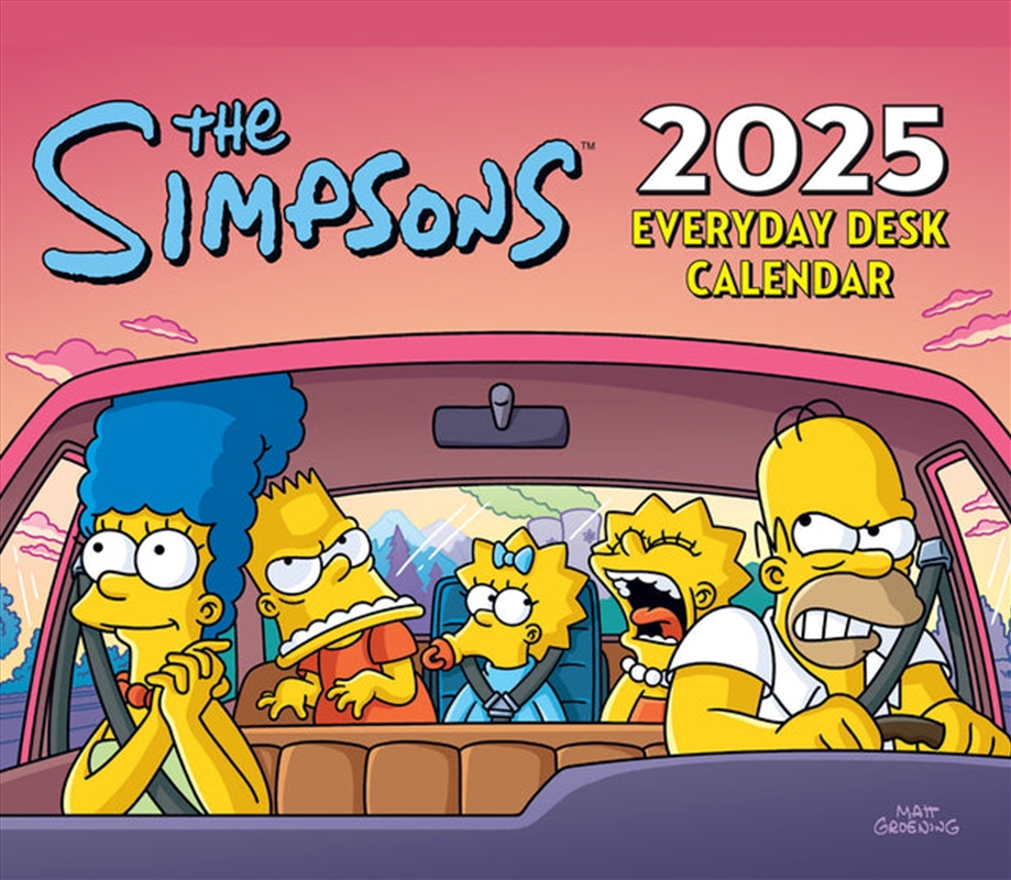 The Simpsons 2025 Boxed Calendar | Sanity