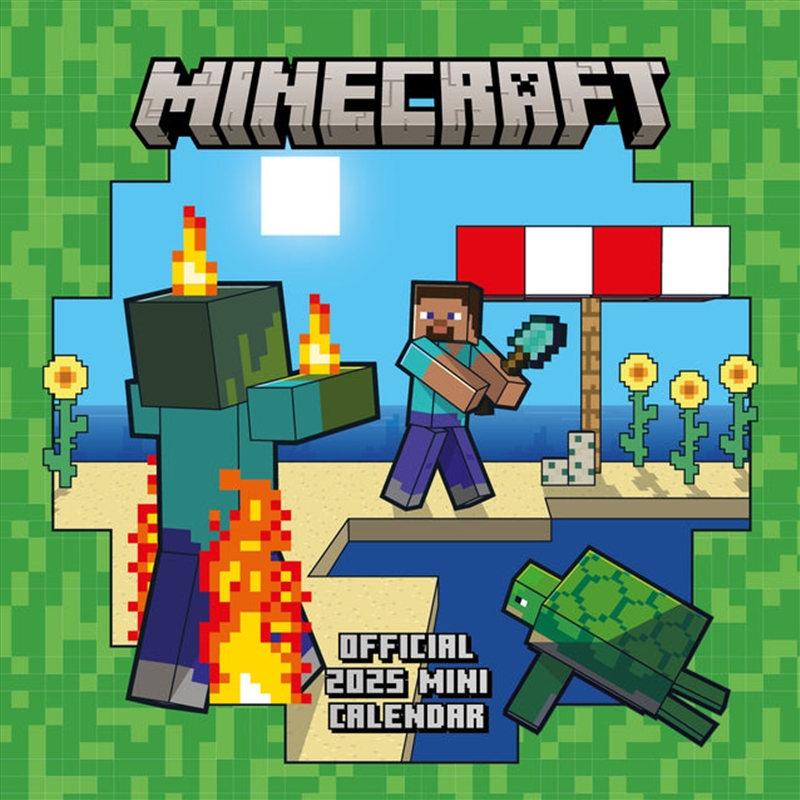 Buy Minecraft 2025 Mini Calendar Online | Sanity