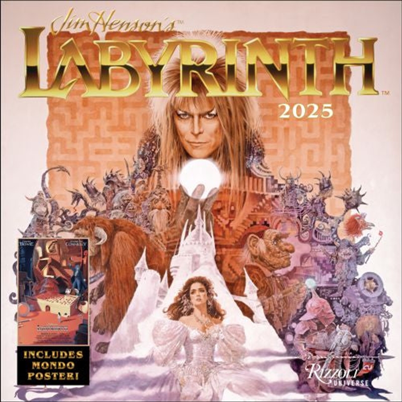 Buy Jim Henson's Labyrinth 2025 Square Calendar Online | Sanity
