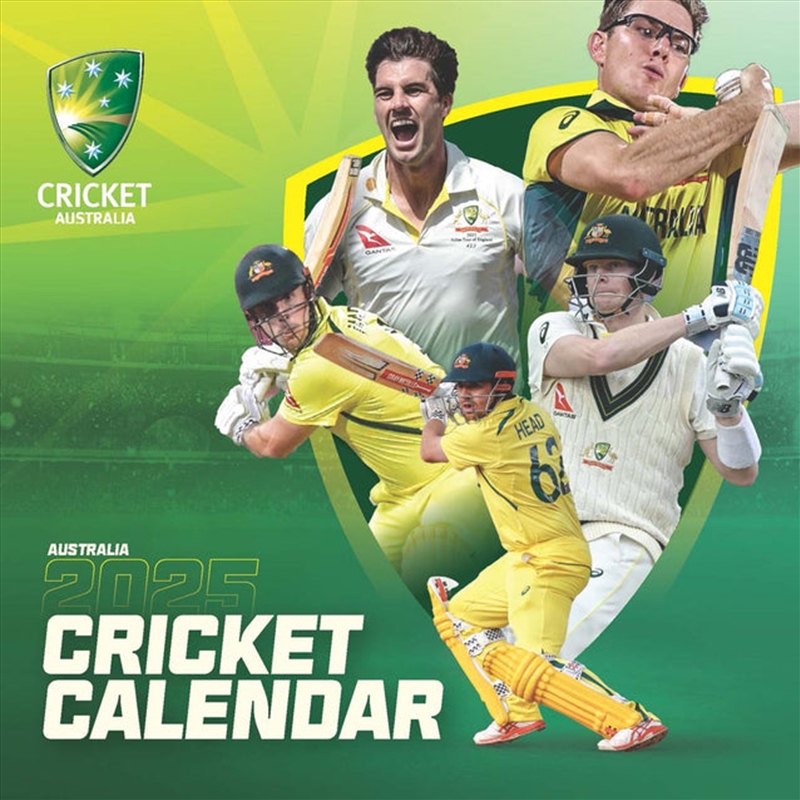 Buy Cricket Australia 2025 Square Calendar Online | Sanity