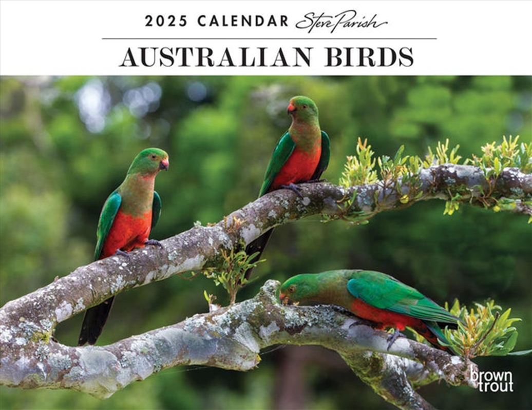 Australian Birds S.Parish 2025 Horizontal Calendar | Sanity