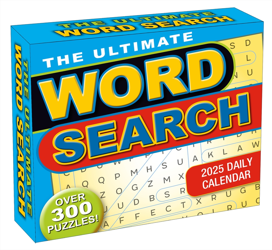 Ultimate Word Search 2025 Boxed Calendar | Sanity