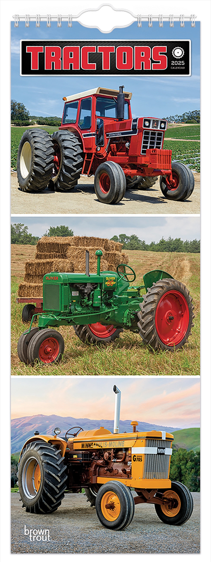 Tractors 2025 Slimline Calendar | Sanity