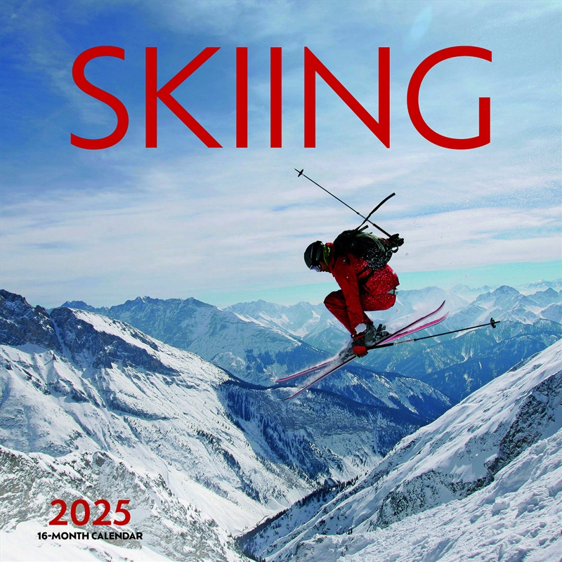 Buy Skiing 2025 Square Wyman Calendar Online | Sanity