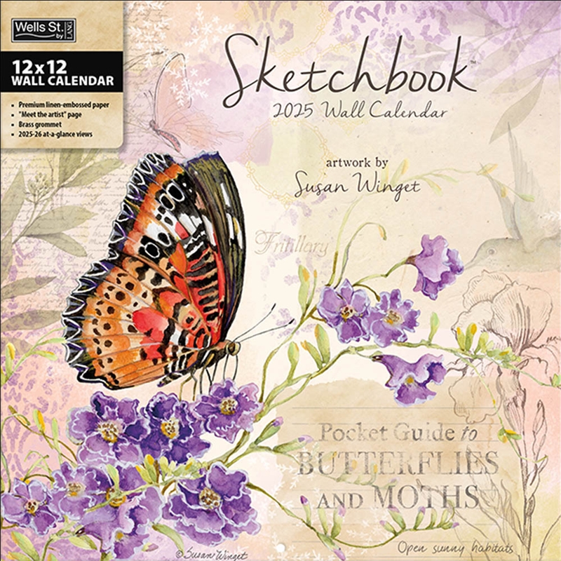 Buy Sketchbook 2025 Square Calendar Online | Sanity