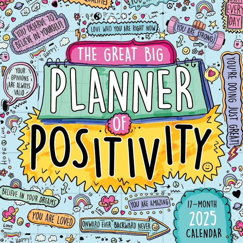 Buy Great Big Planner of Positivity 2025 Square Calendar Online | Sanity