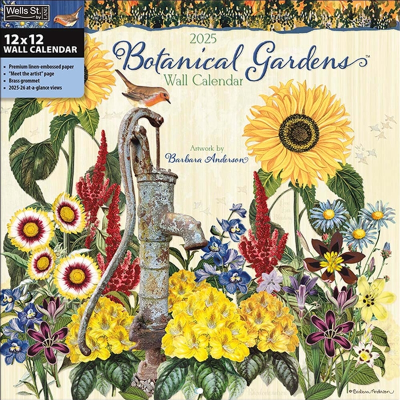 Botanical Gardens 2025 Square Calendar | Sanity
