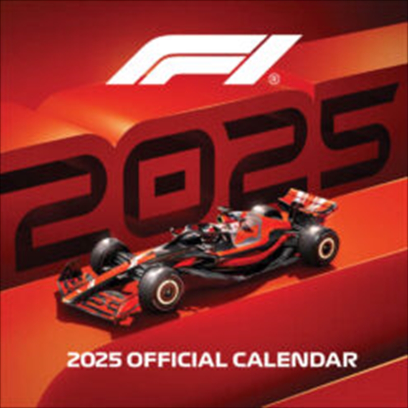 Buy Formula One Official 2025 Square Calendar Online | Sanity