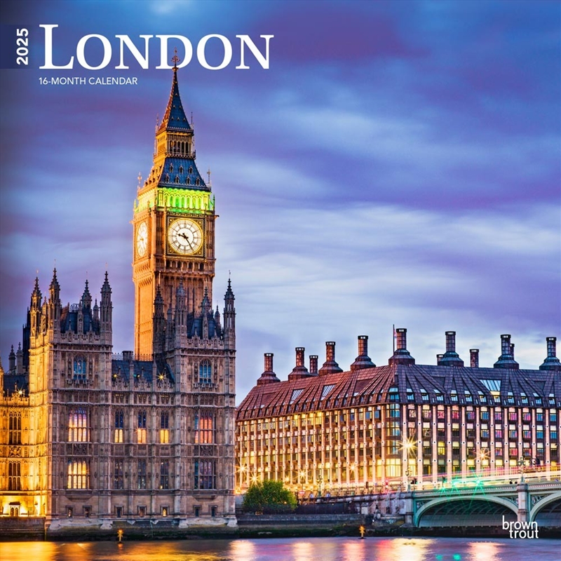 London 2025 Square Calendar | Sanity