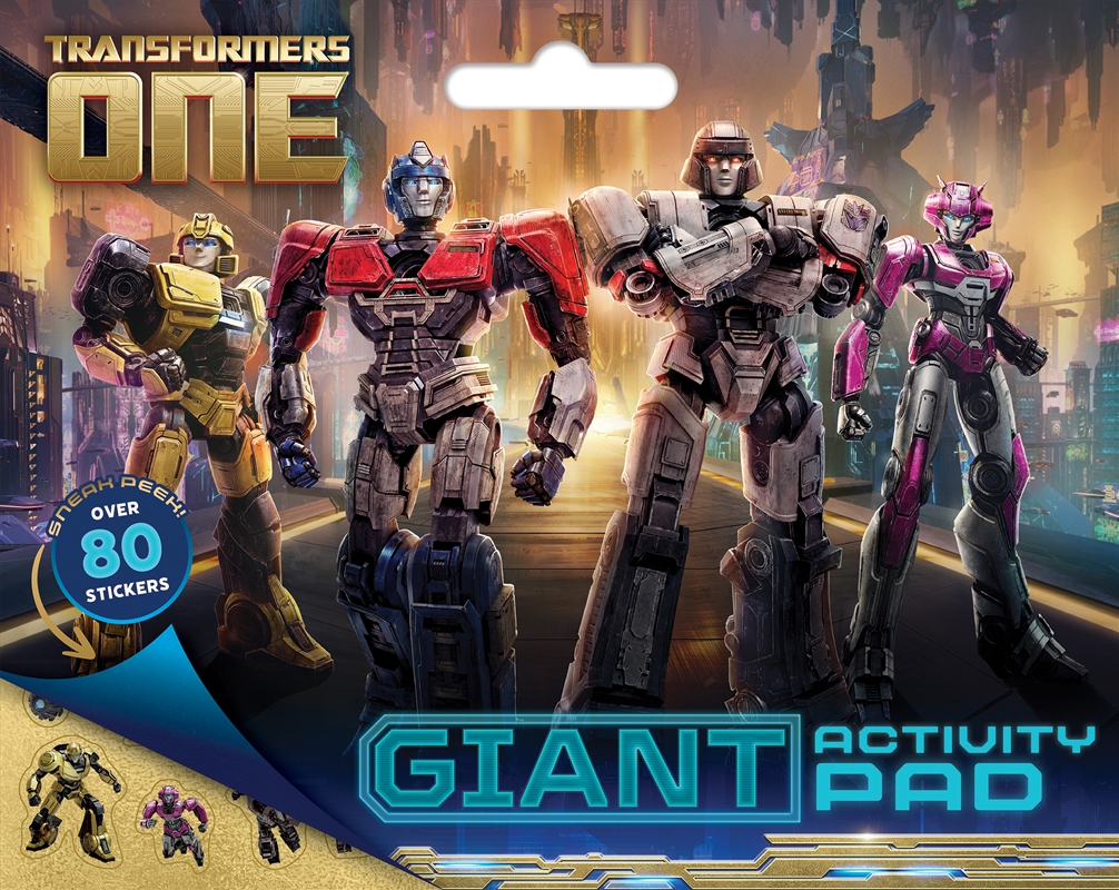 Buy Transformers One: Giant Activity Pad (Hasbro) Online | Sanity