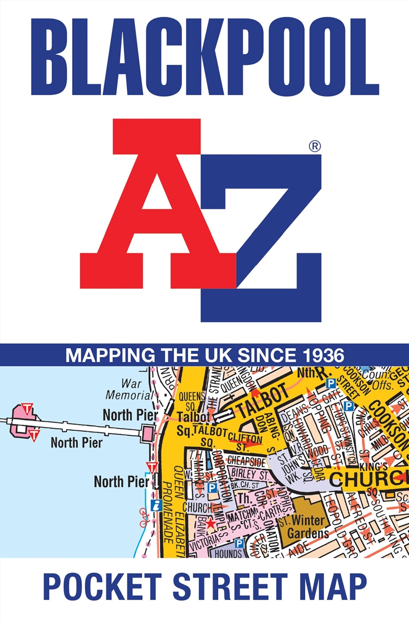 Buy Blackpool A-Z Pocket Street Map Online | Sanity