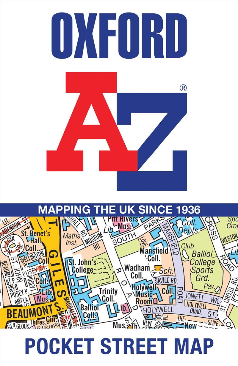 Buy Oxford A-Z Pocket Street Map Online | Sanity