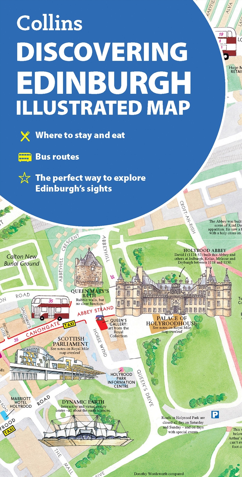 Buy Discovering Edinburgh Illustrated Map Online | Sanity
