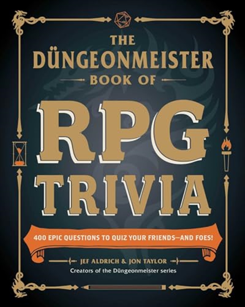 Buy The Düngeonmeister Book of RPG Trivia: 400+ Epic Questions to Quiz ...