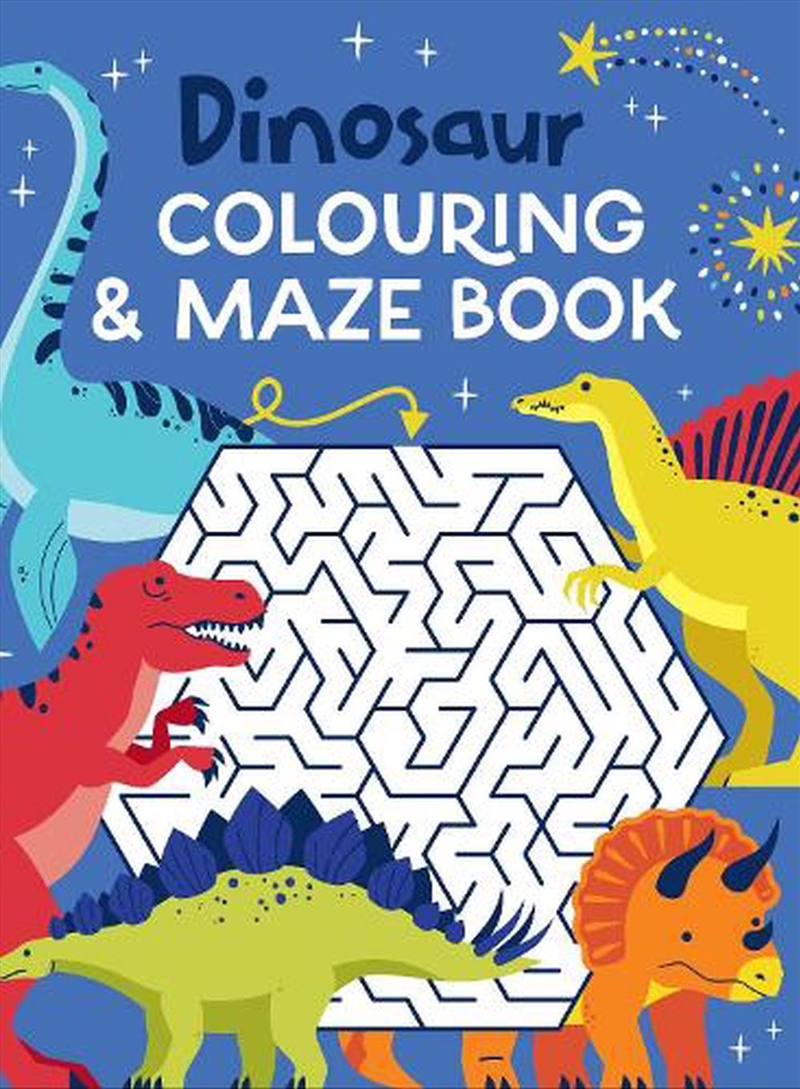 Buy Colouring And Mazes - Dinosaur Online | Sanity