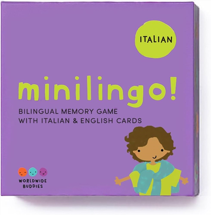 Buy Minilingo Italian / English Bilingual Flashcards Online | Sanity