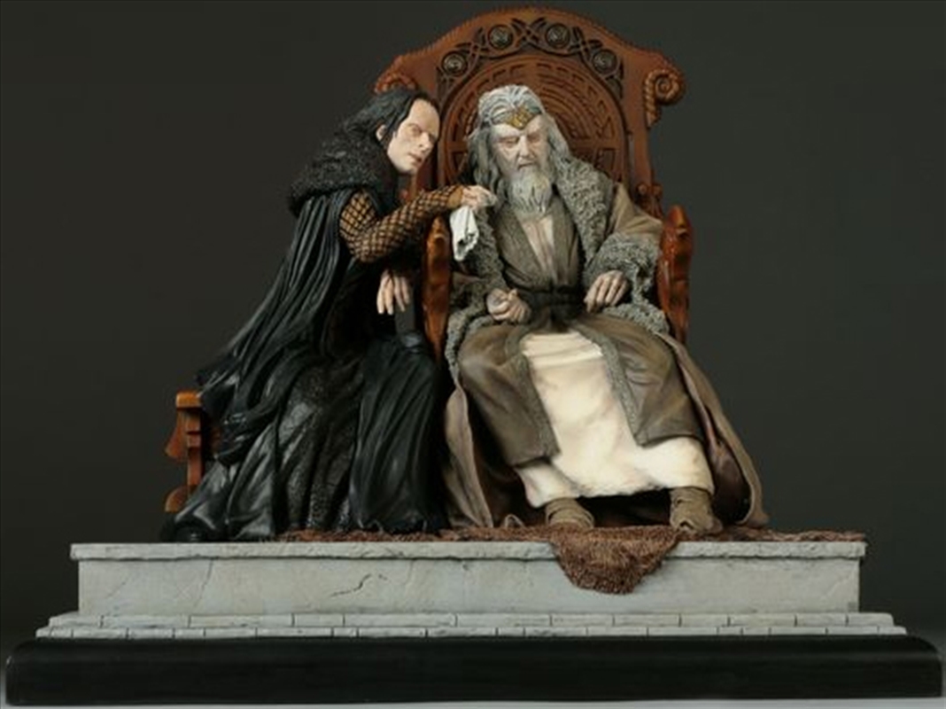 Buy Lord of the Rings - Theoden and Grima Dark Council Diorama Online ...