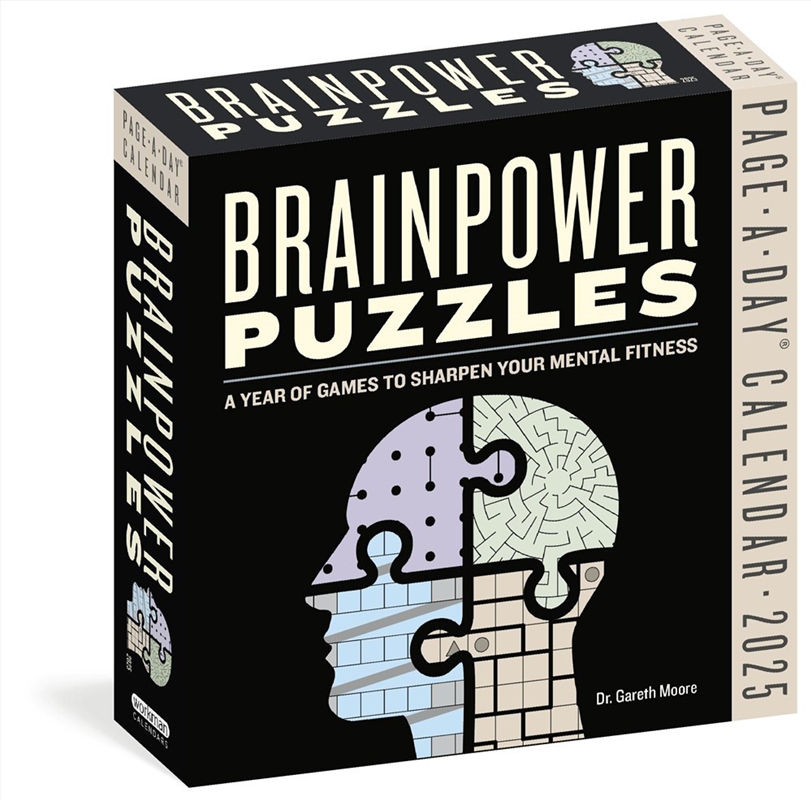 Buy Brainpower Puzzles Page-A-Day Calendar 2025 Online | Sanity
