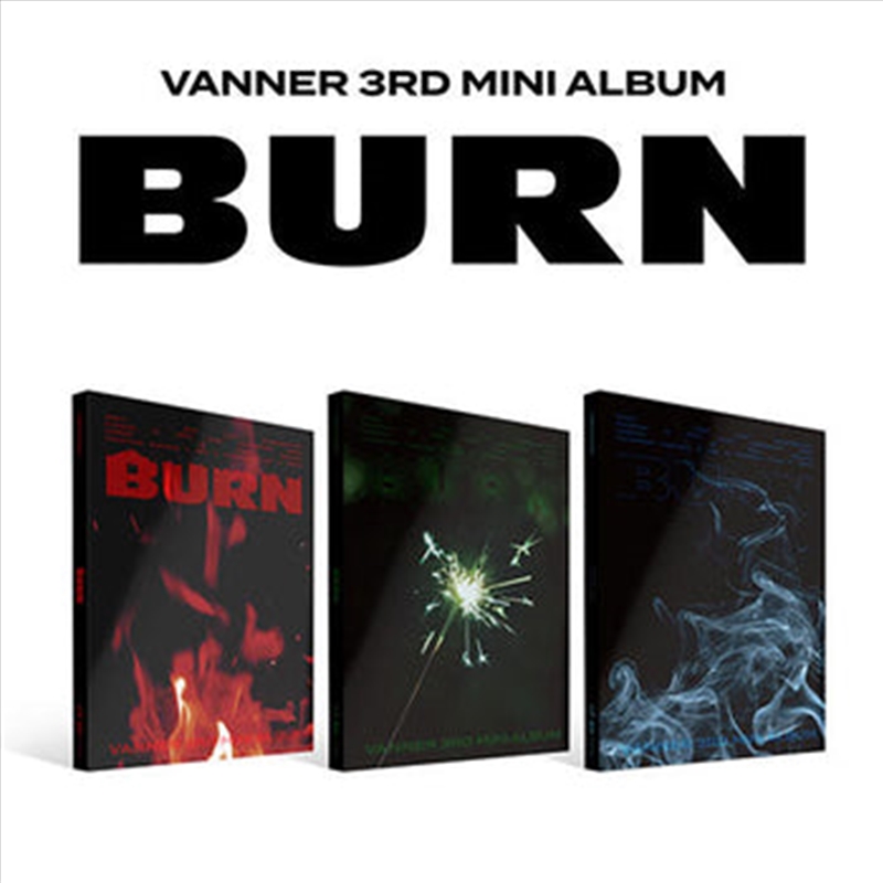 Buy Vanner - Burn 3rd Mini Album Set Online | Sanity
