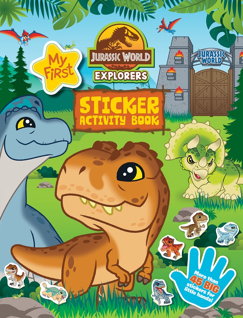 Buy Jurassic World Explorers: My First Sticker Activity Book (Universal ...