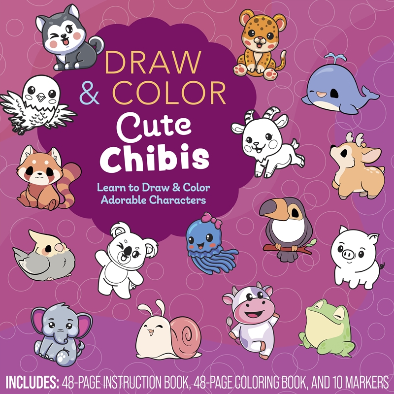 Buy Draw and Color Cute Chibis Online | Sanity