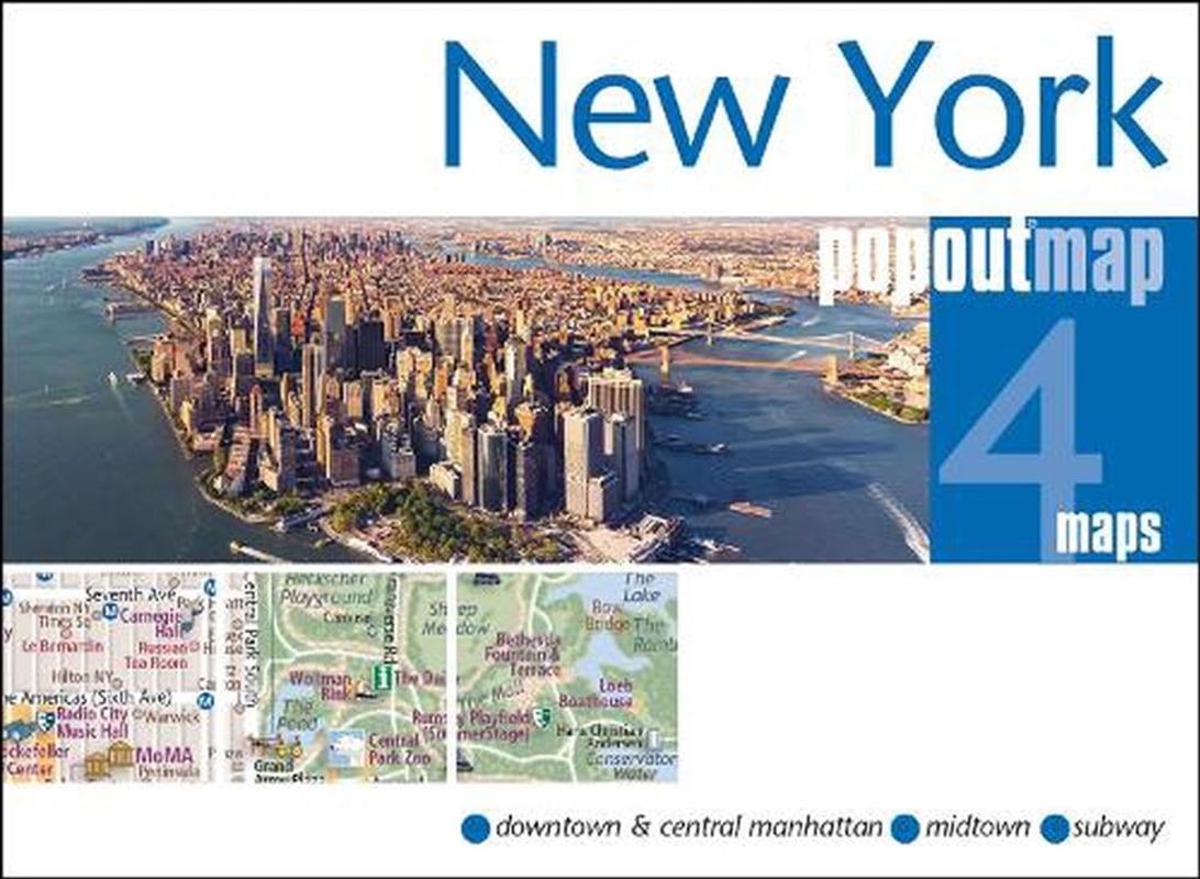 Buy New York PopOut Map - pocket size pop up map of new york city ...