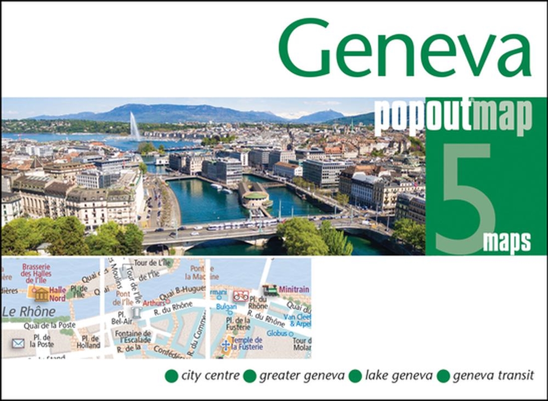 Buy Geneva PopOut Map - pocket size pop up street map of Geneva Online ...