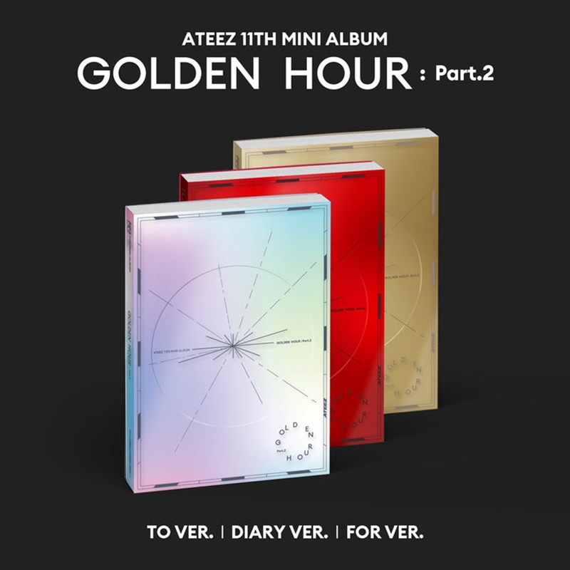 Buy Ateez - Golden Hour : Part.2 11th Mini Album Toktoq Gift Photobook ...