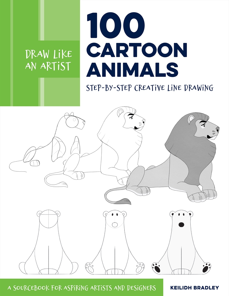 Buy 100 Cartoon Animals (Draw Like an Artist) Online | Sanity