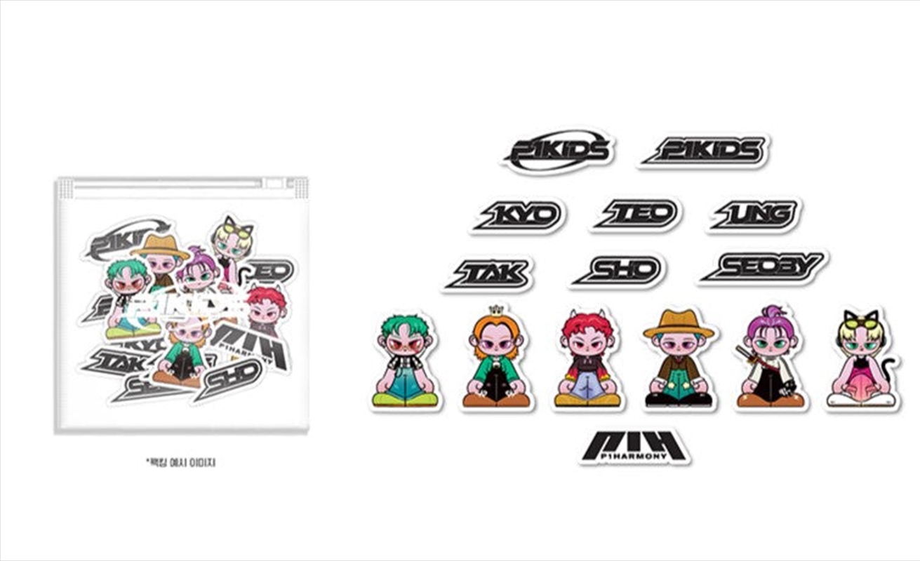 Buy P1Harmony - P1Kids Pop Up Store Official Md Sticker Pack Online ...