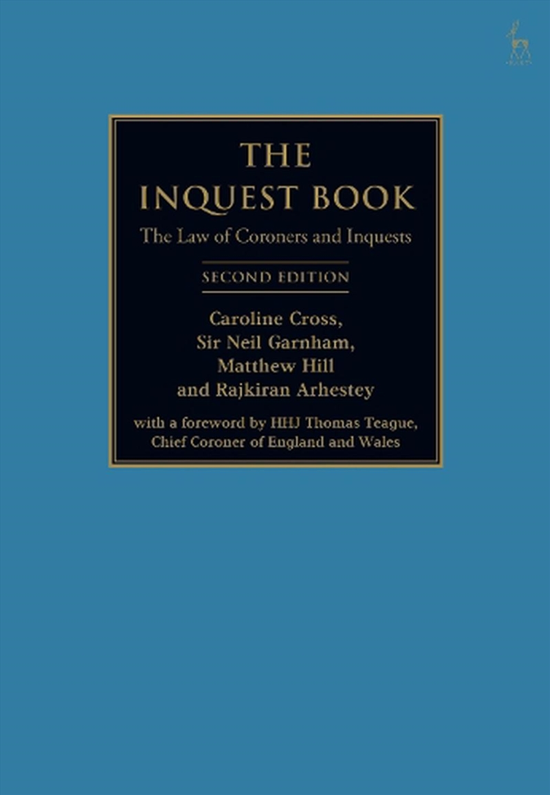Buy The Inquest Book: The Law of Coroners and Inquests Online | Sanity