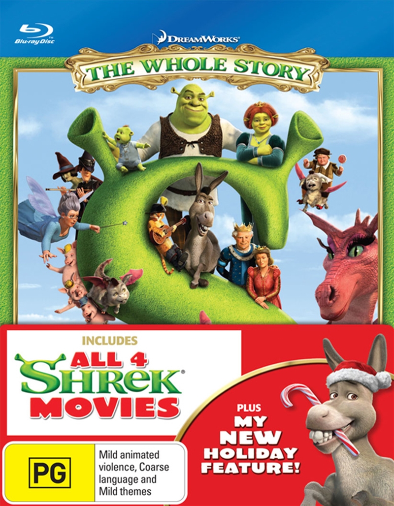 Buy Shrek Quadrilogy BLU-RAY Online | Sanity