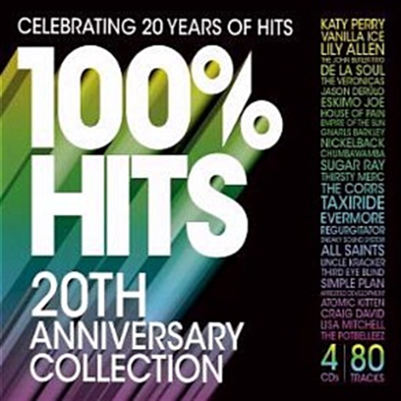 Buy 100% Hits: 20th Anniversary Edition Online | Sanity
