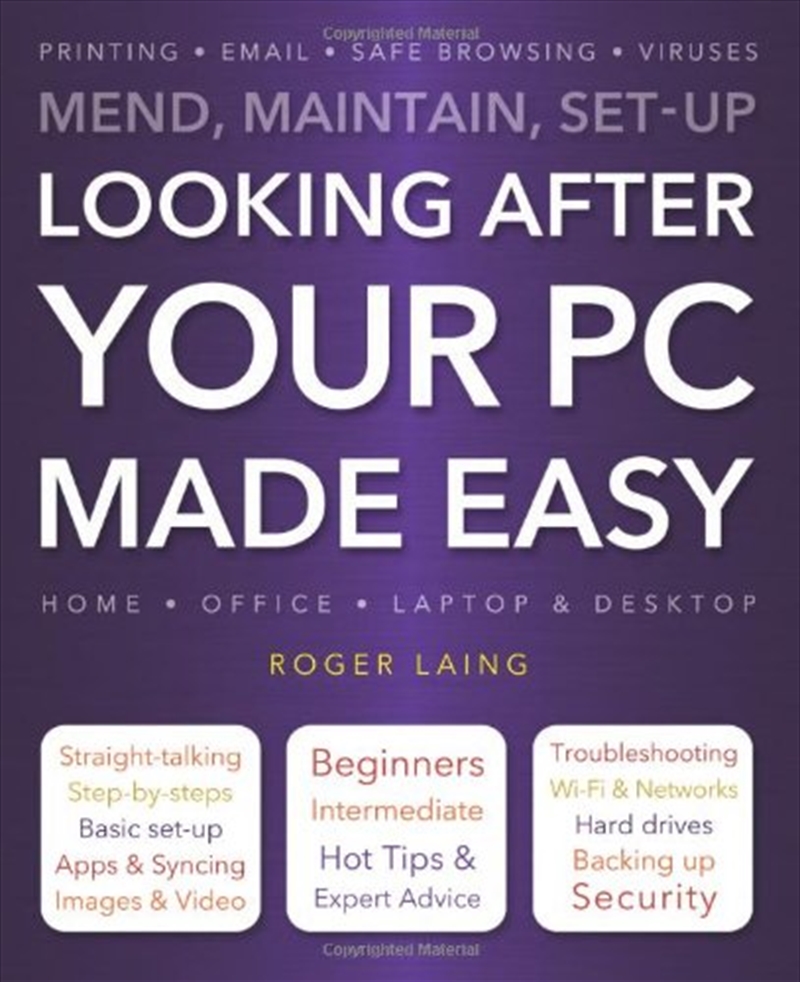 Buy Looking After Your PC Made Easy Online | Sanity