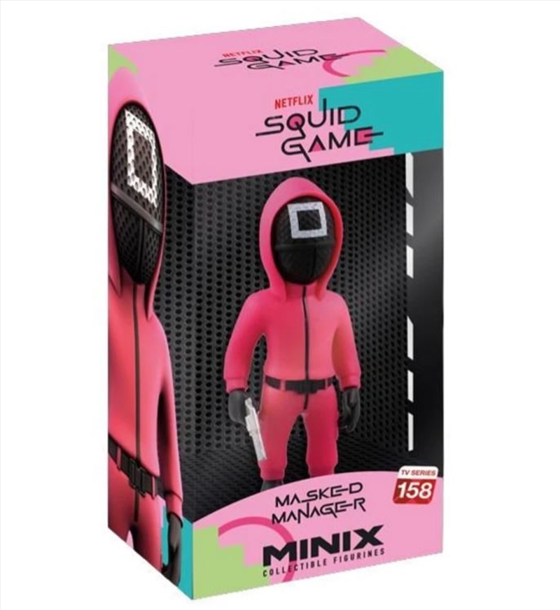Buy Minix Squid Game Masked Guard Square Figurine Online | Sanity