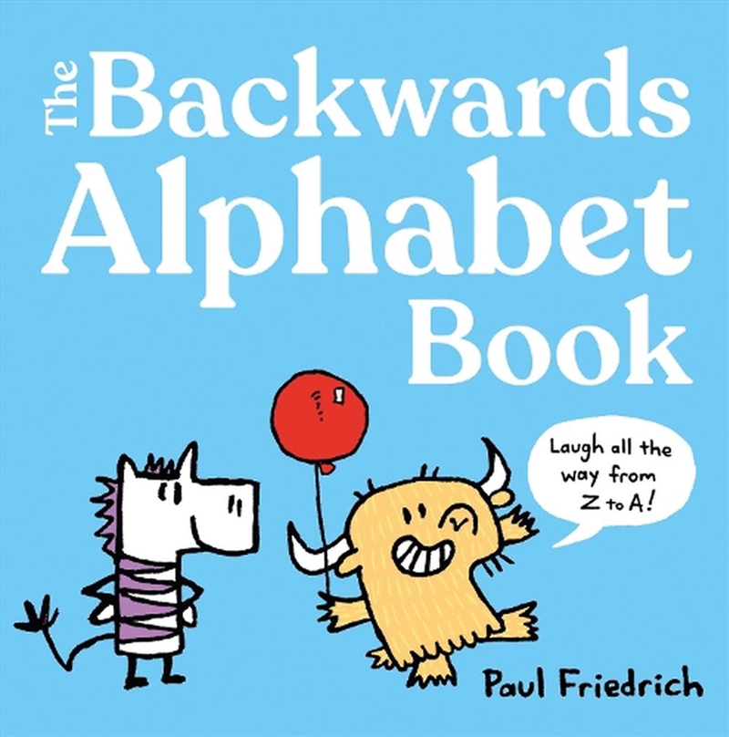 Buy The Backwards Alphabet Book Online | Sanity