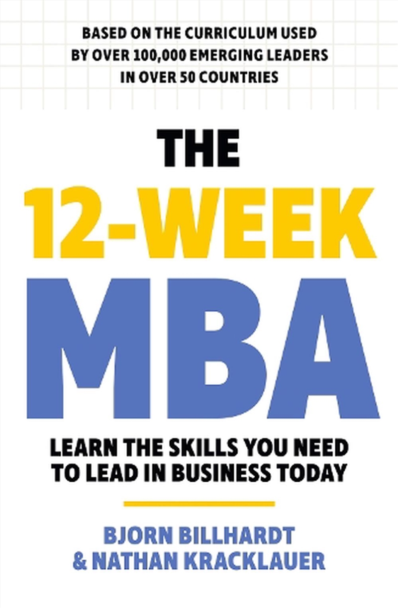 Buy The 12 Week MBA Online | Sanity