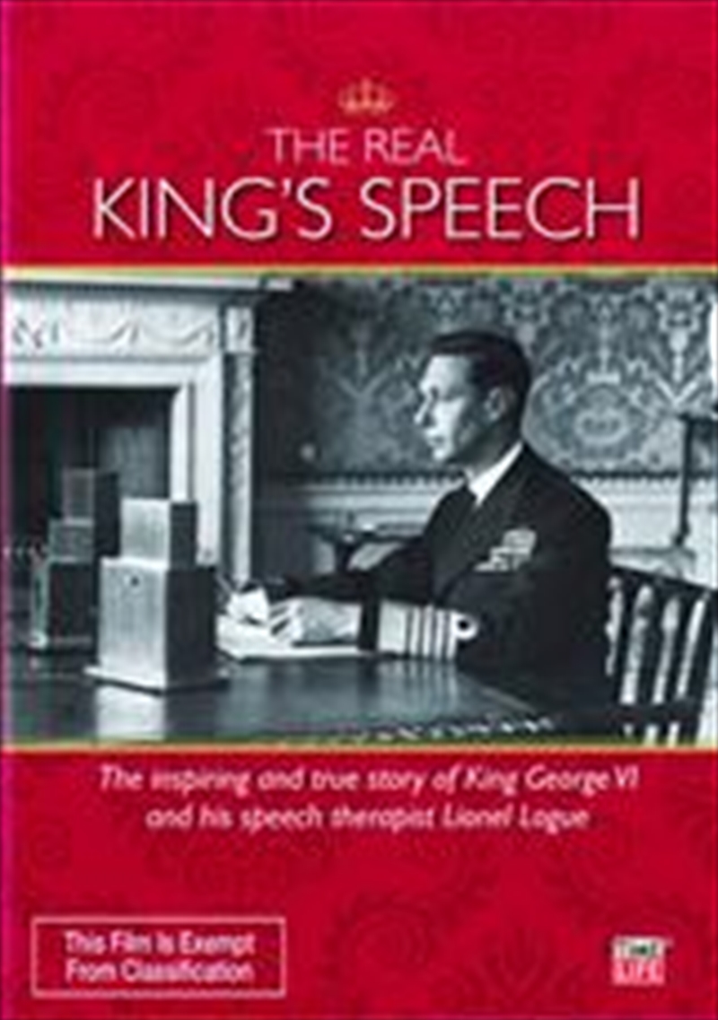Buy Real King's Speech DVD Online | Sanity