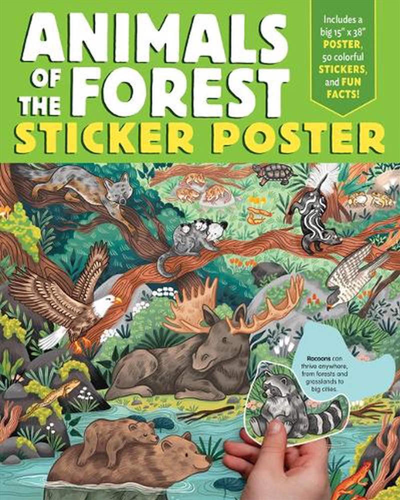 Buy Animals of the Forest Sticker Poster Online | Sanity